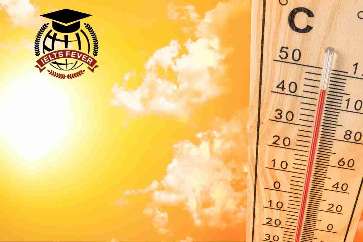 The Line Graph Shows the Average Temperature During the Hottest Part ...
