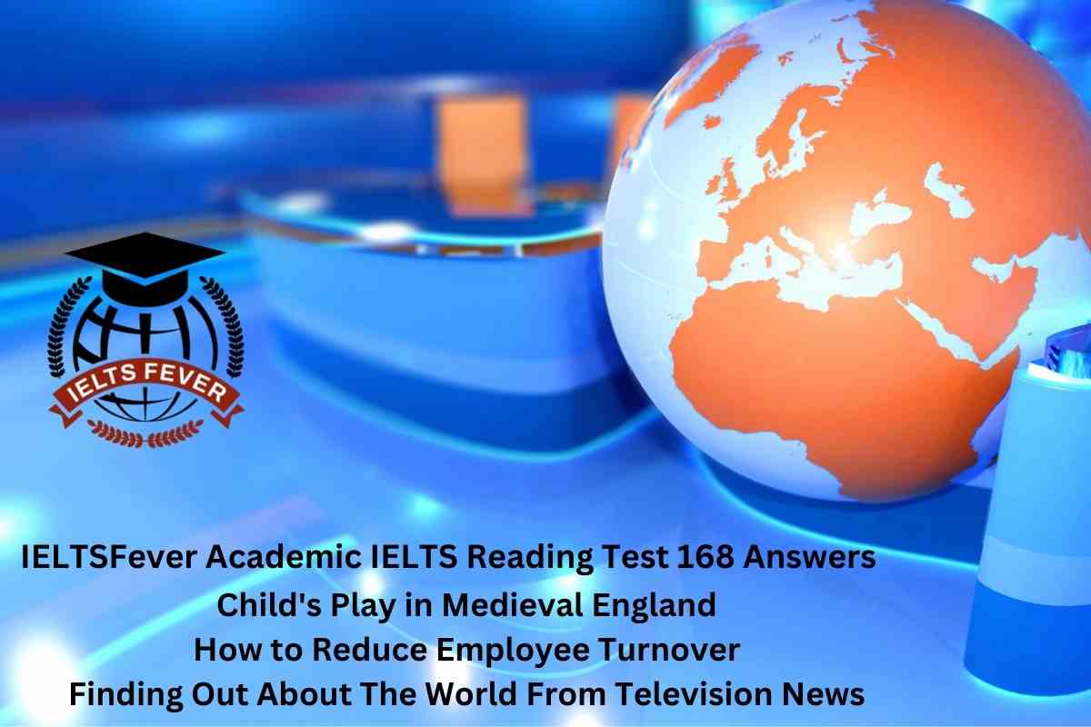 Academic IELTS Reading Test 168 Answers IELTS Fever